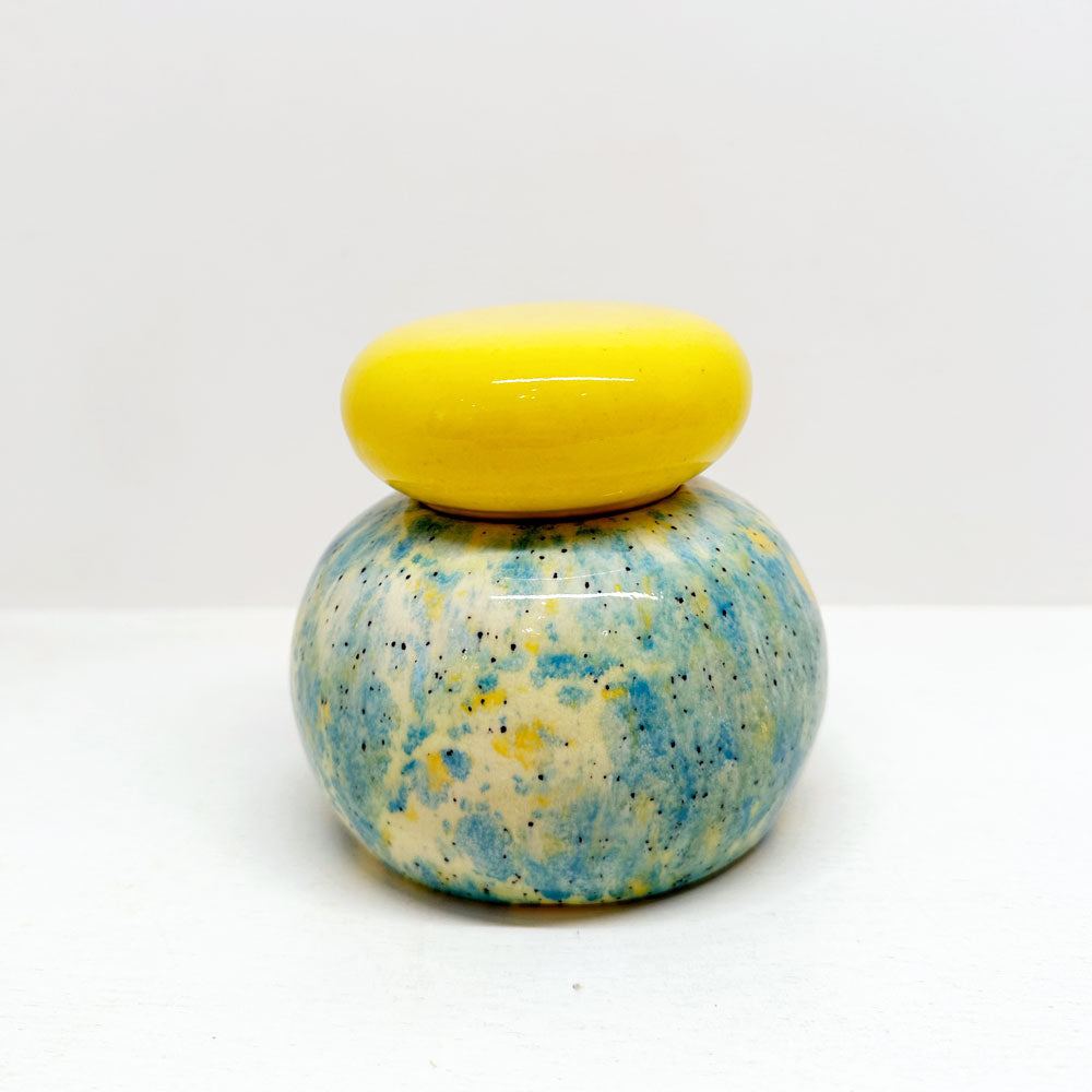 Claudia Frolova Studio Patterned Ceramic Jar | Garmentory