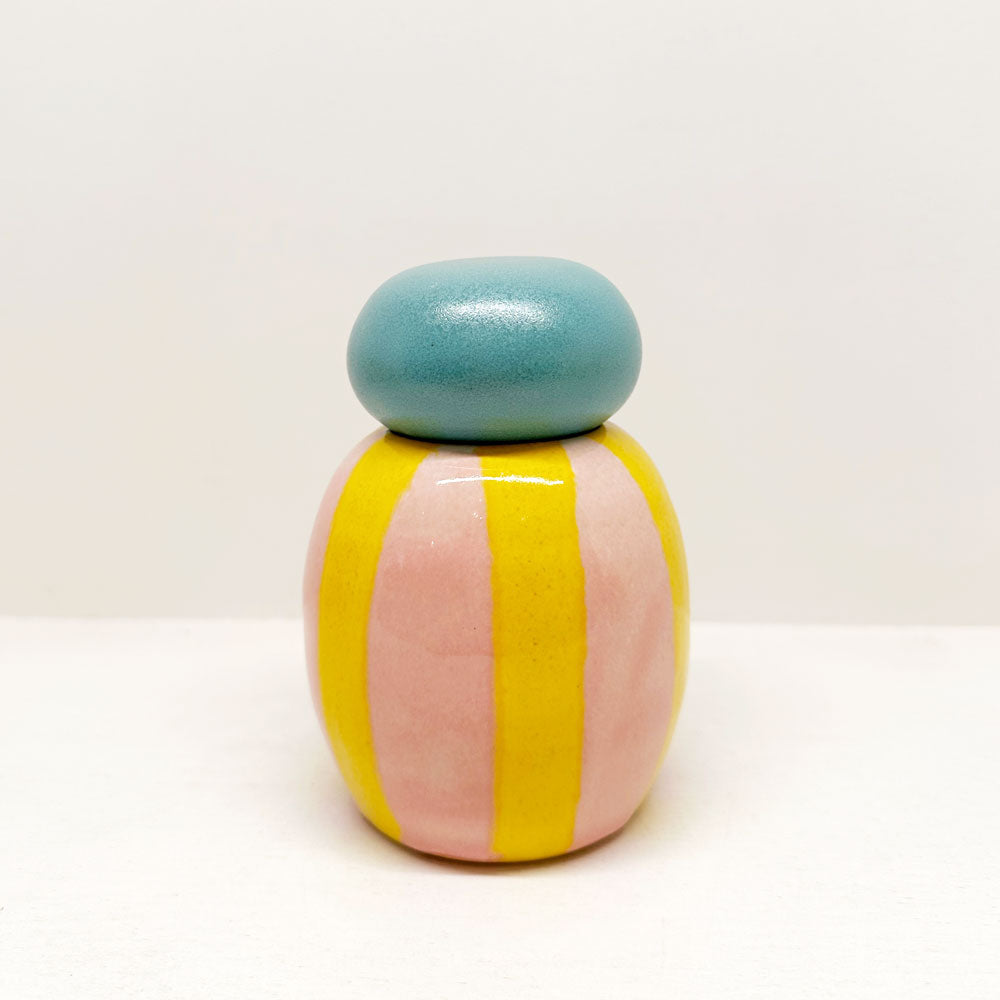 Claudia Frolova Studio Patterned Ceramic Jar | Garmentory