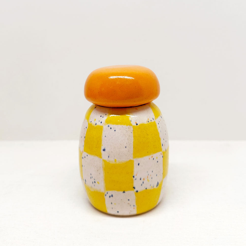 Claudia Frolova Studio Patterned Ceramic Jar | Garmentory