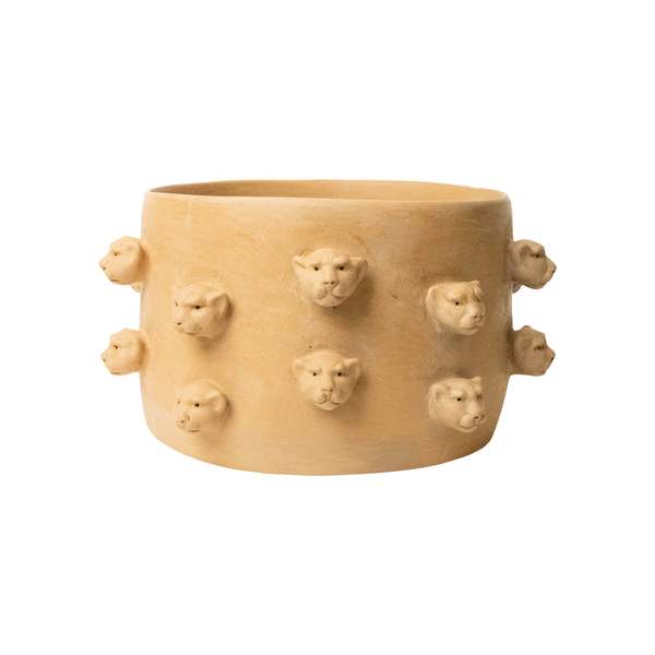 Juana Gomez Imperfect Jaguar Clay Planter | Garmentory