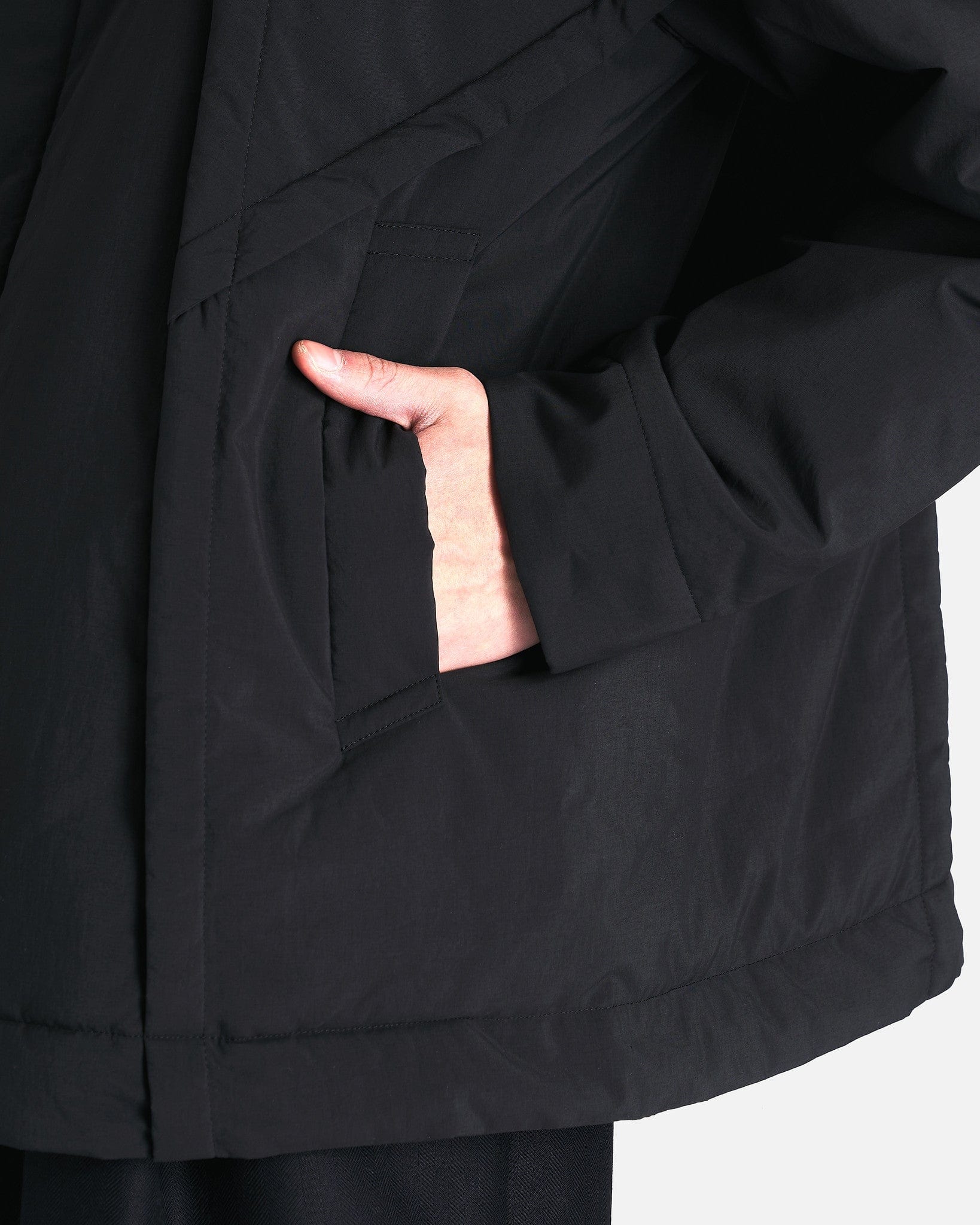 HOMME PLISSE ISSEY MIYAKE Frame Coat - Black | Garmentory