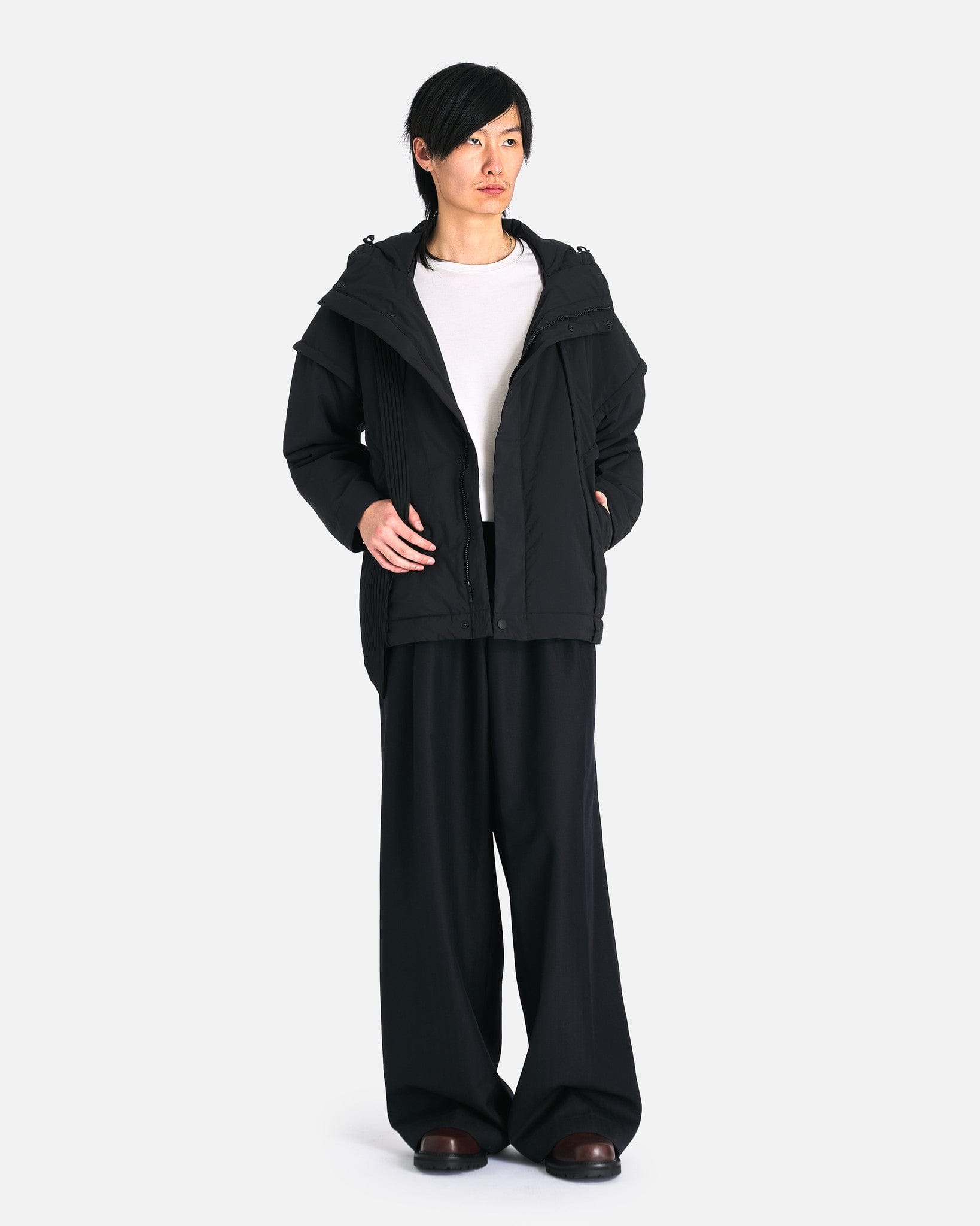 HOMME PLISSE ISSEY MIYAKE Frame Coat - Black | Garmentory