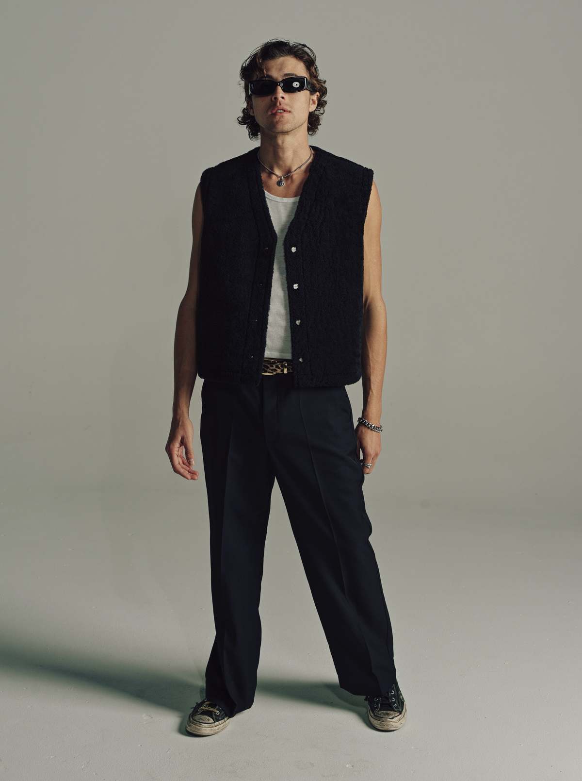 SECOND/LAYER Wool Zooty Trouser - Black | Garmentory