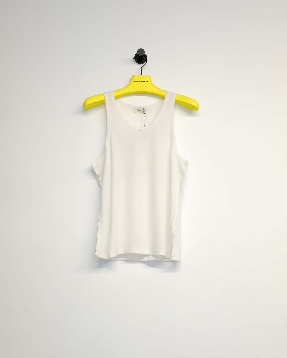 SECOND/LAYER Los Ninos Ribbed Tank - White | Garmentory