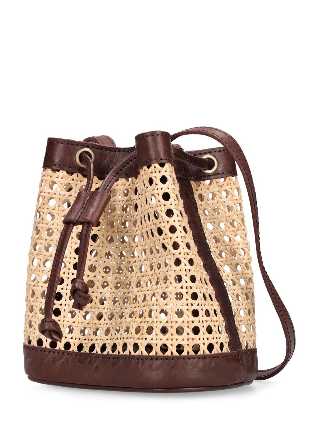 Mini Benna Rattan Bucket Bag | Garmentory