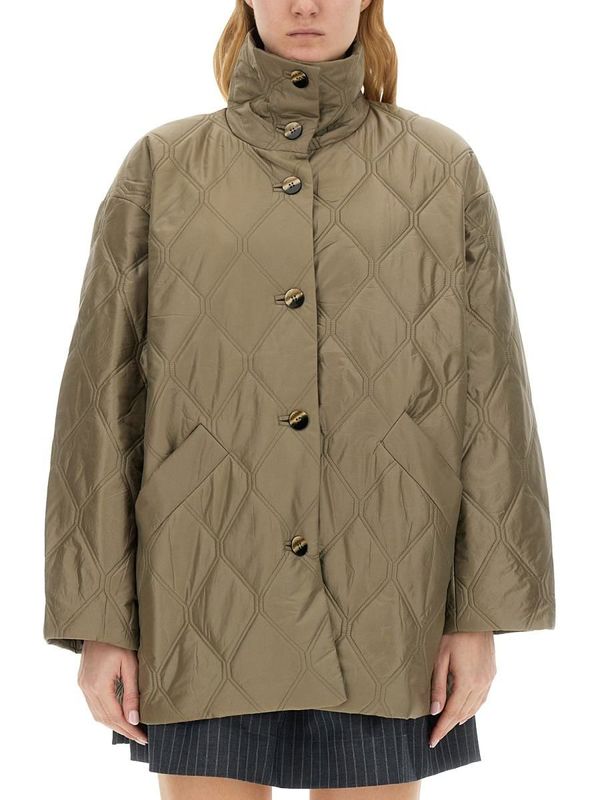 GANNI QUILTED JACKET | Garmentory