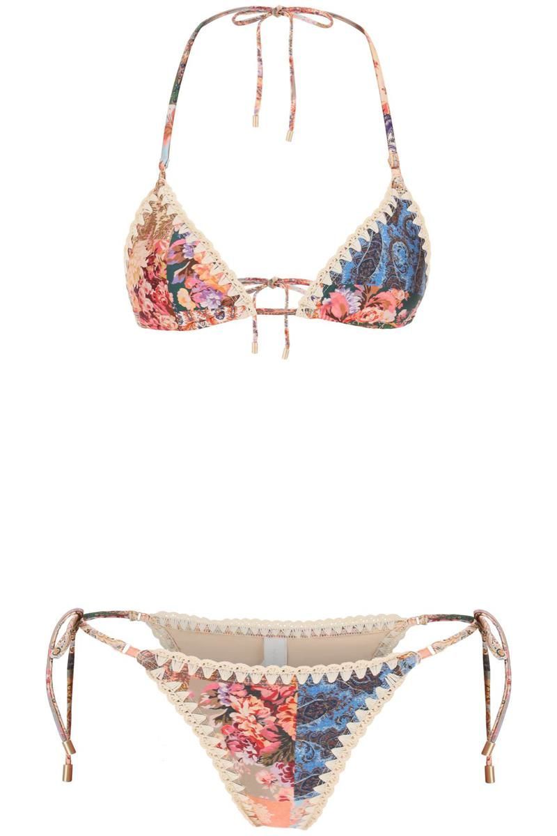Zimmermann devi crochet bikini set | Garmentory
