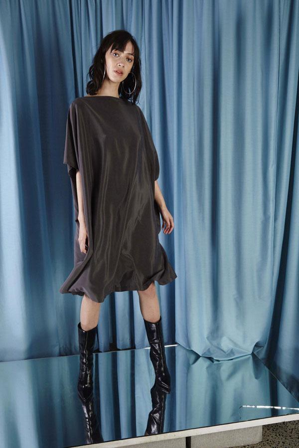 Miss Crabb Light Of Day Dress - Slate | Garmentory