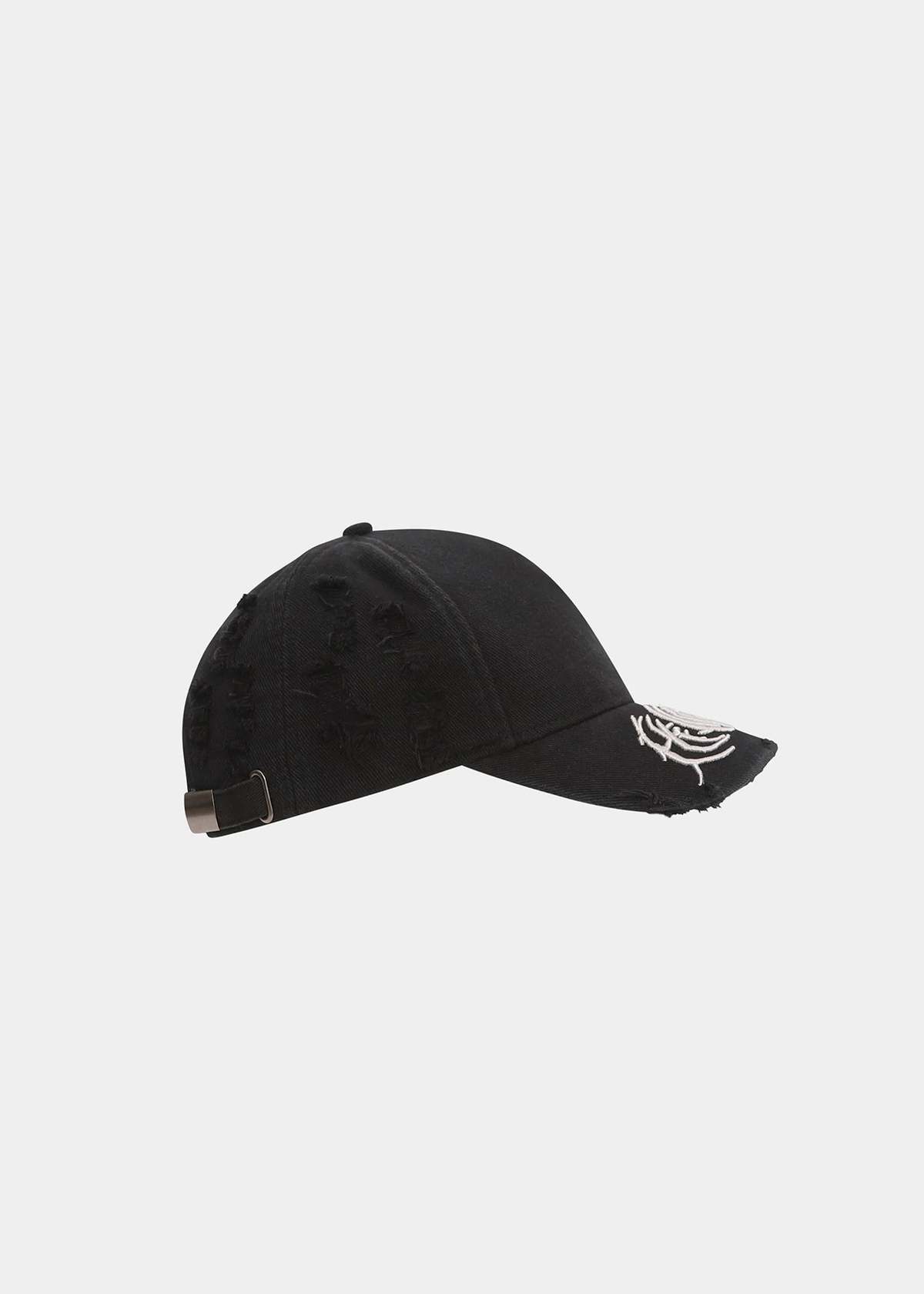 Heliot DISTORTED CAP - BLACK | Garmentory