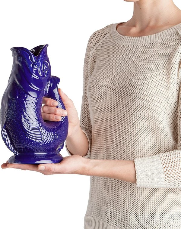 Wade Ceramics Gluggle Jug - Dark Blue | Garmentory