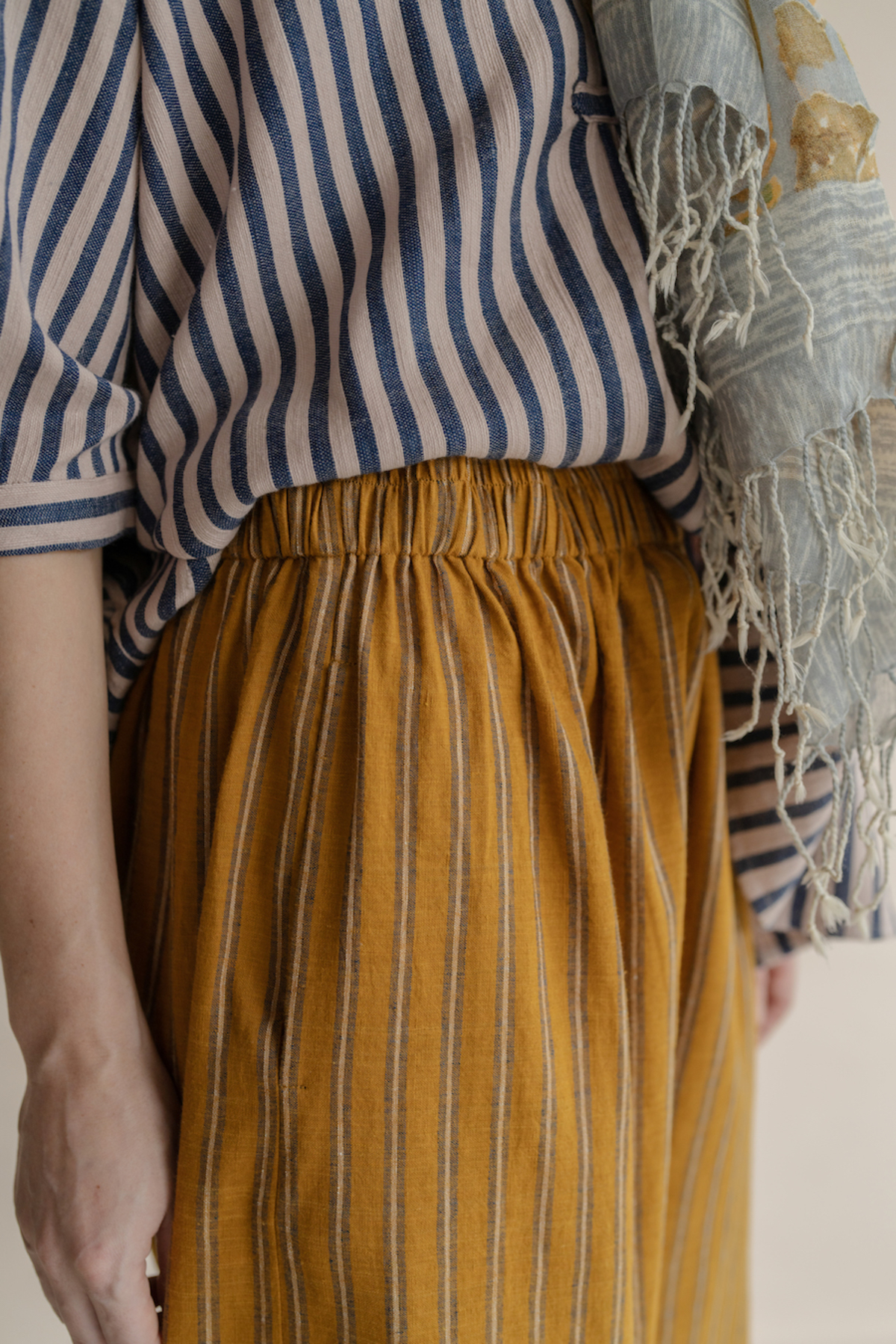 Runaway Bicycle JAMIE Pant - MUSTARD STRIPE | Garmentory