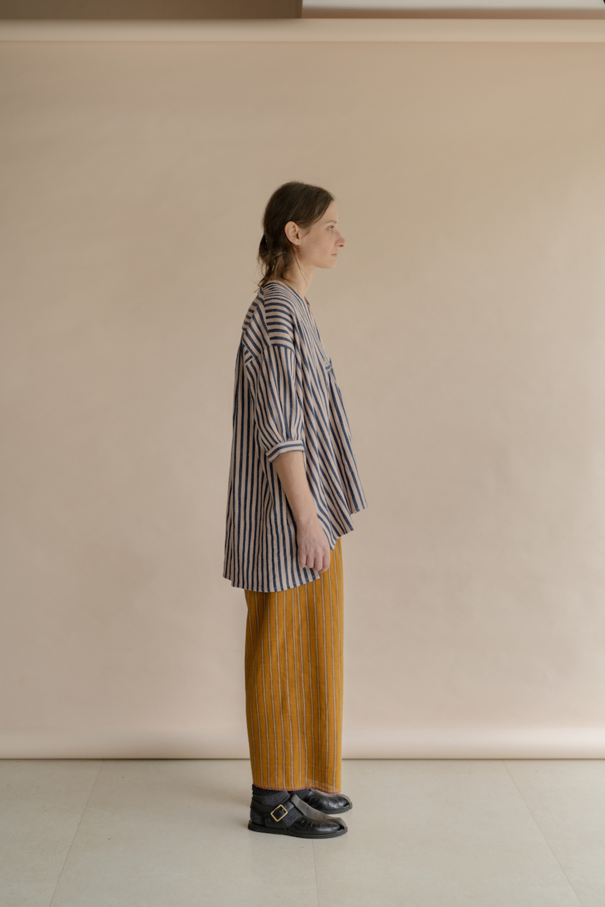 Runaway Bicycle JAMIE Pant - MUSTARD STRIPE | Garmentory