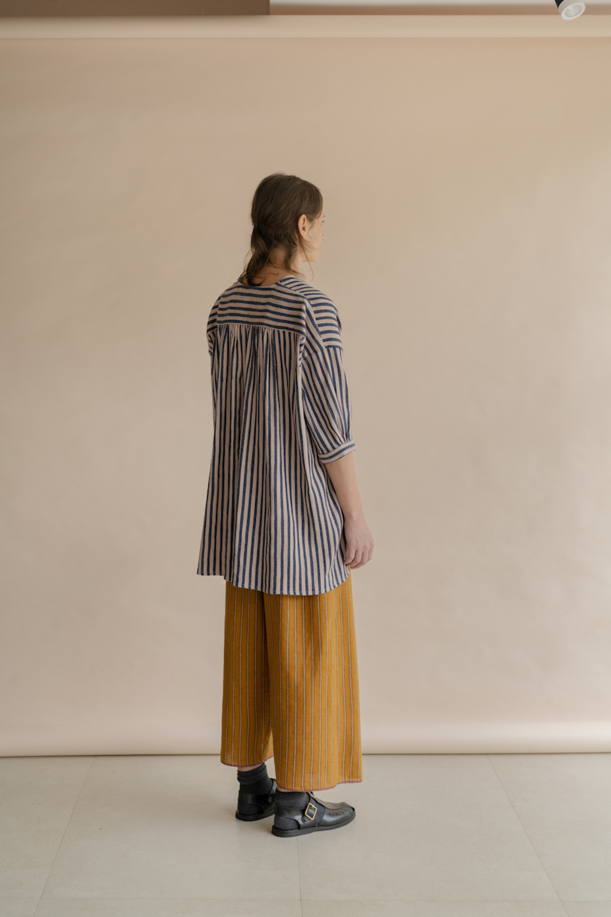 Runaway Bicycle JAMIE Pant - MUSTARD STRIPE | Garmentory