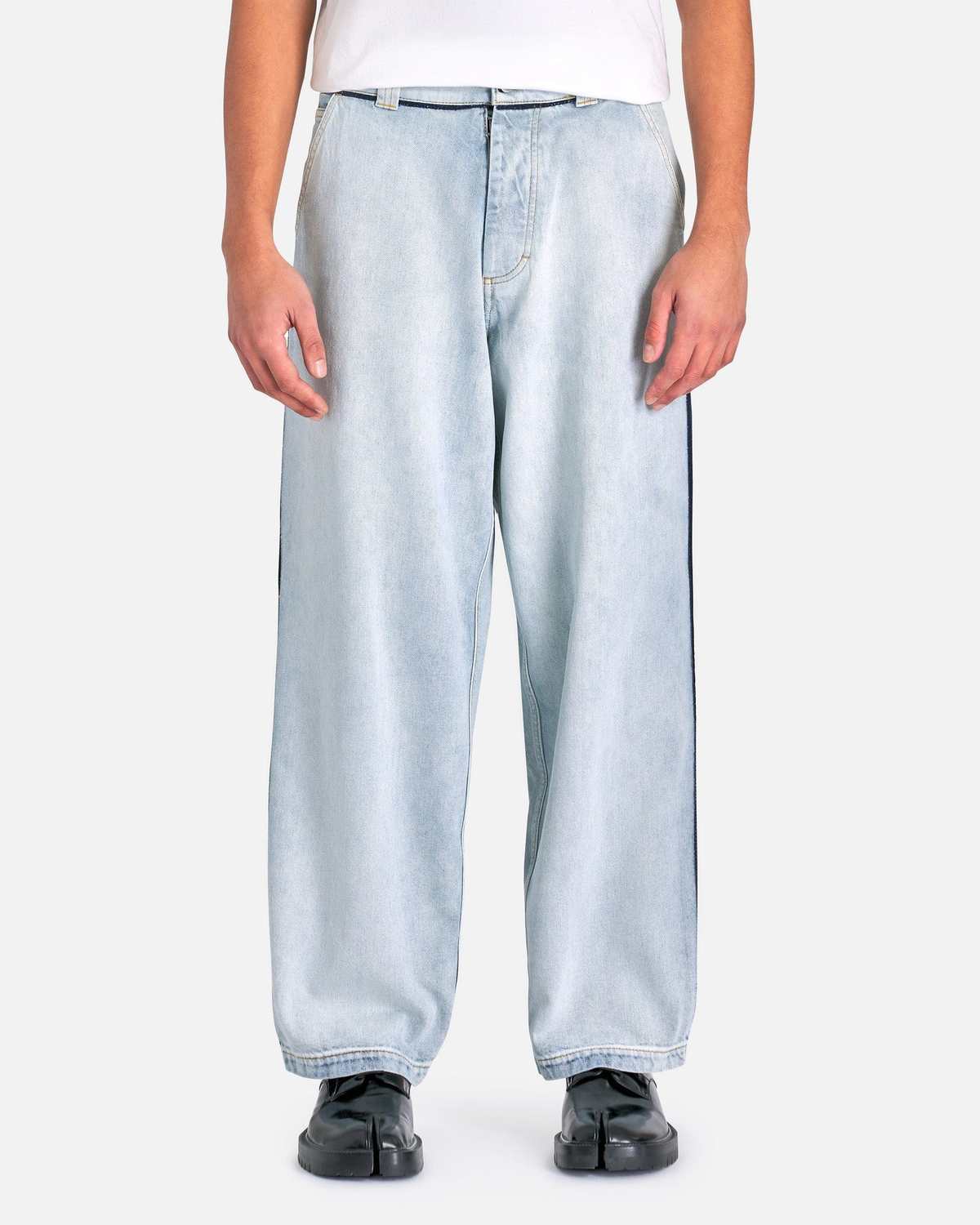 Maison Margiela Garment Dyed Japanese Denim - Icy Slip | Garmentory
