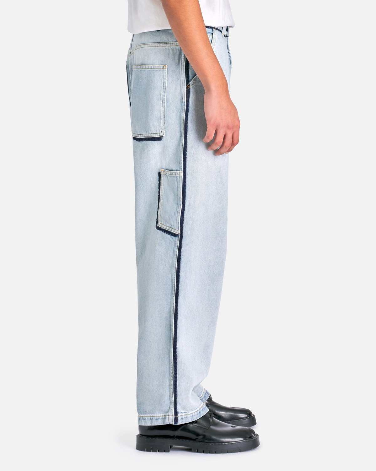 Maison Margiela Garment Dyed Japanese Denim - Icy Slip | Garmentory