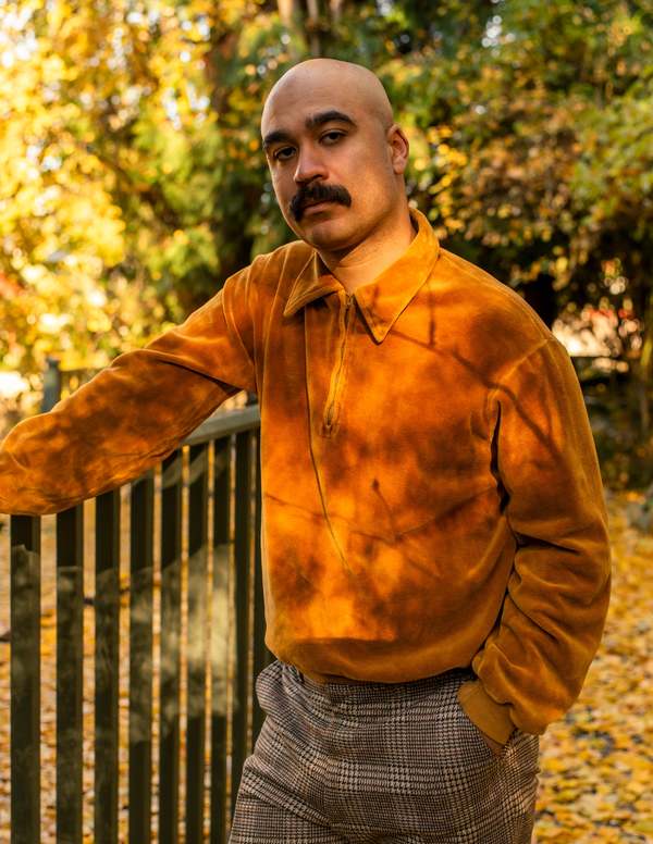 Velour Quarter Zip - Mustard | Garmentory