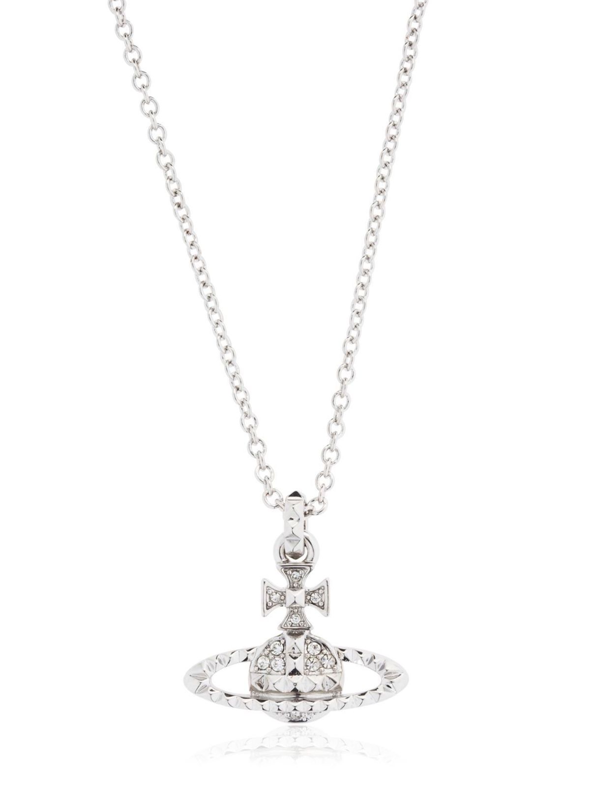 Vivienne Westwood Mayfair Bas Relief Pendant Necklace - Silver | Garmentory