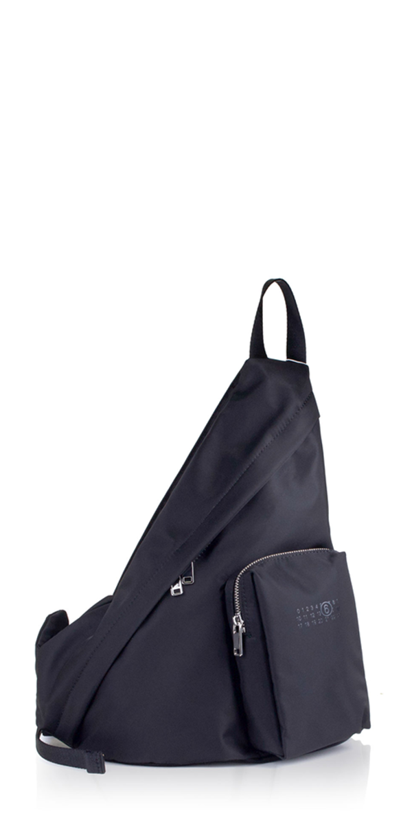 MM6 Maison Margiela Japanese Sling Nylon Bag -black | Garmentory