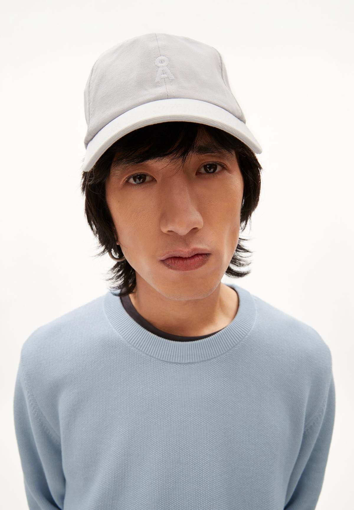 Armedangels Yenaas Bold Cap - Luna Rock | Garmentory