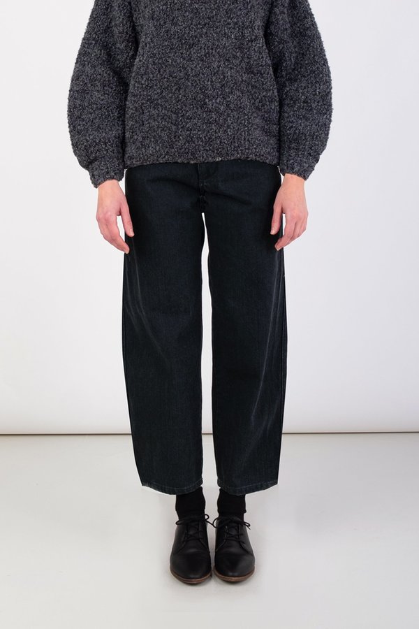 Micaela Greg Panel Jean - Faded Black | Garmentory