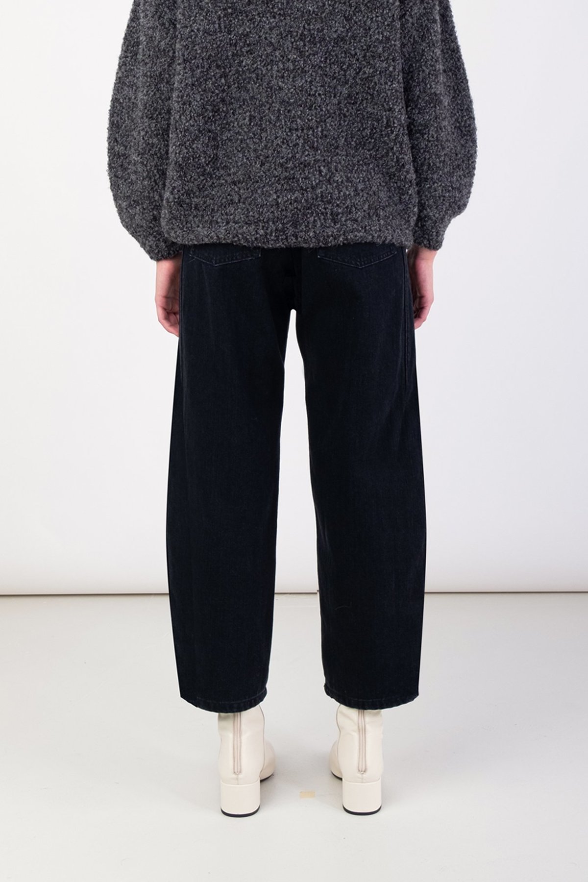 Micaela Greg Panel Jean - Faded Black | Garmentory