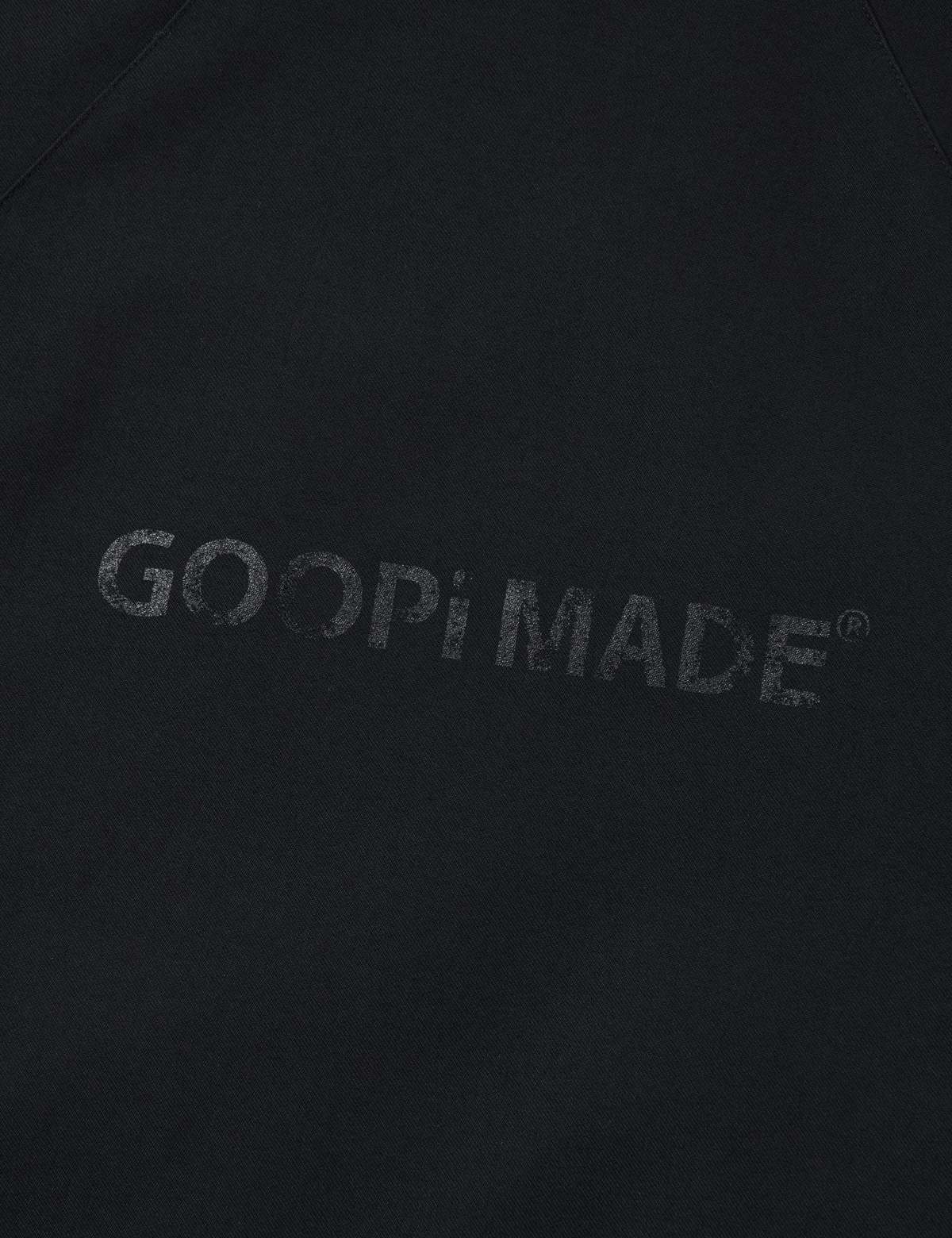 GOOPiMADE G7-TB Type-7 Logo Bomber - Charcoal Grey | Garmentory