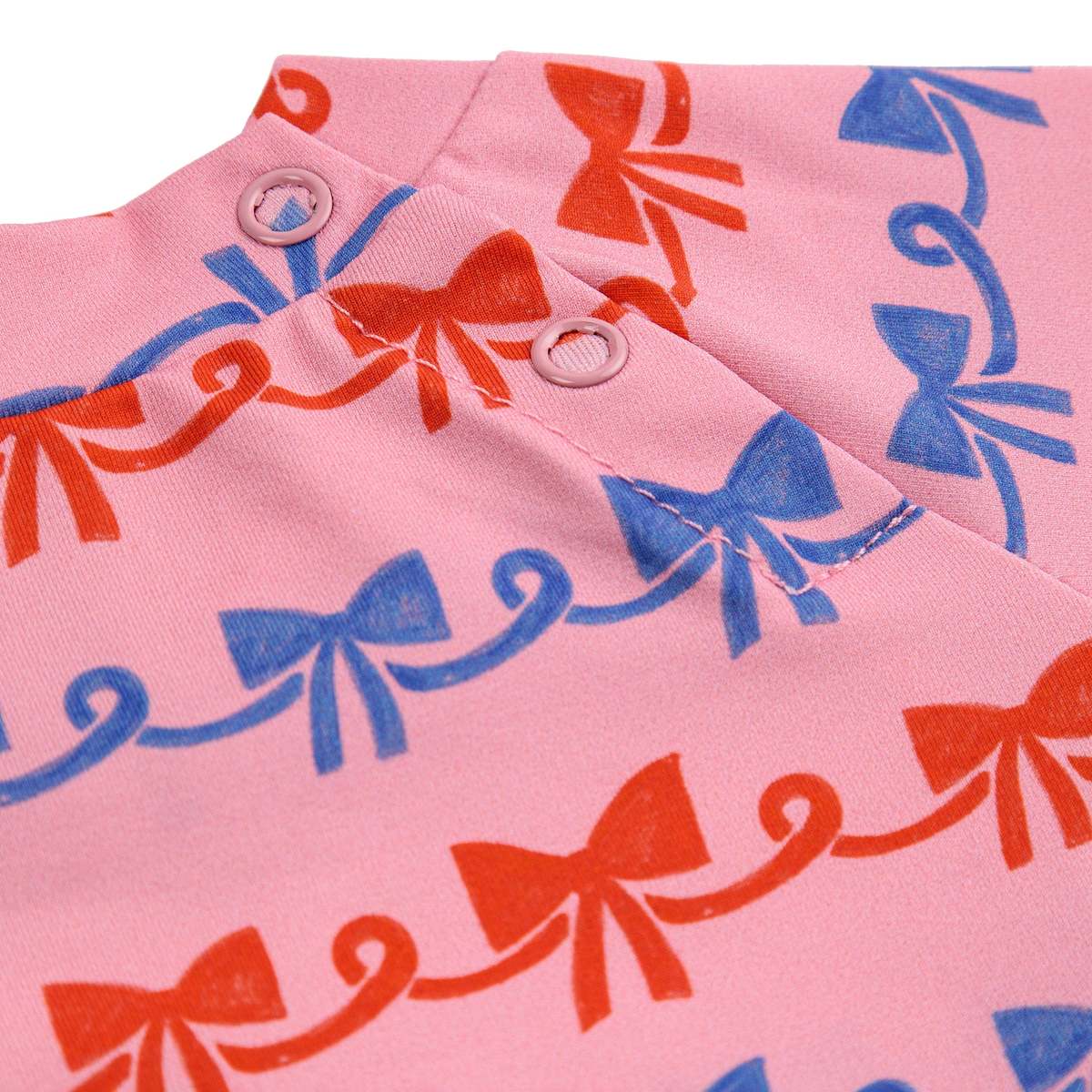 Kids Bobo Choses Baby Ribbon Bow All Over Swim Shirt - Pink | Garmentory