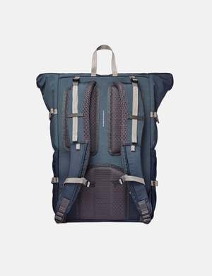 Sandqvist Forest Hike Backpack - Multi Steel Blue/Navy Blue | Garmentory