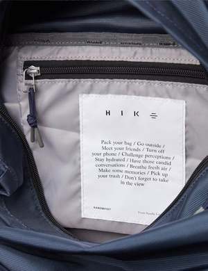 Sandqvist Forest Hike Backpack - Multi Steel Blue/Navy Blue | Garmentory