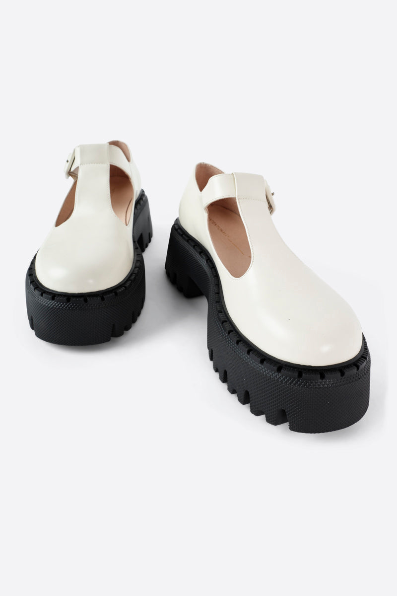 "INTENTIONALLY __________." Pears Platform Mary Jane | Garmentory