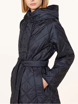 WEEKEND MAX MARA RIBERA QUILTED JACKET IN NAVY | Garmentory