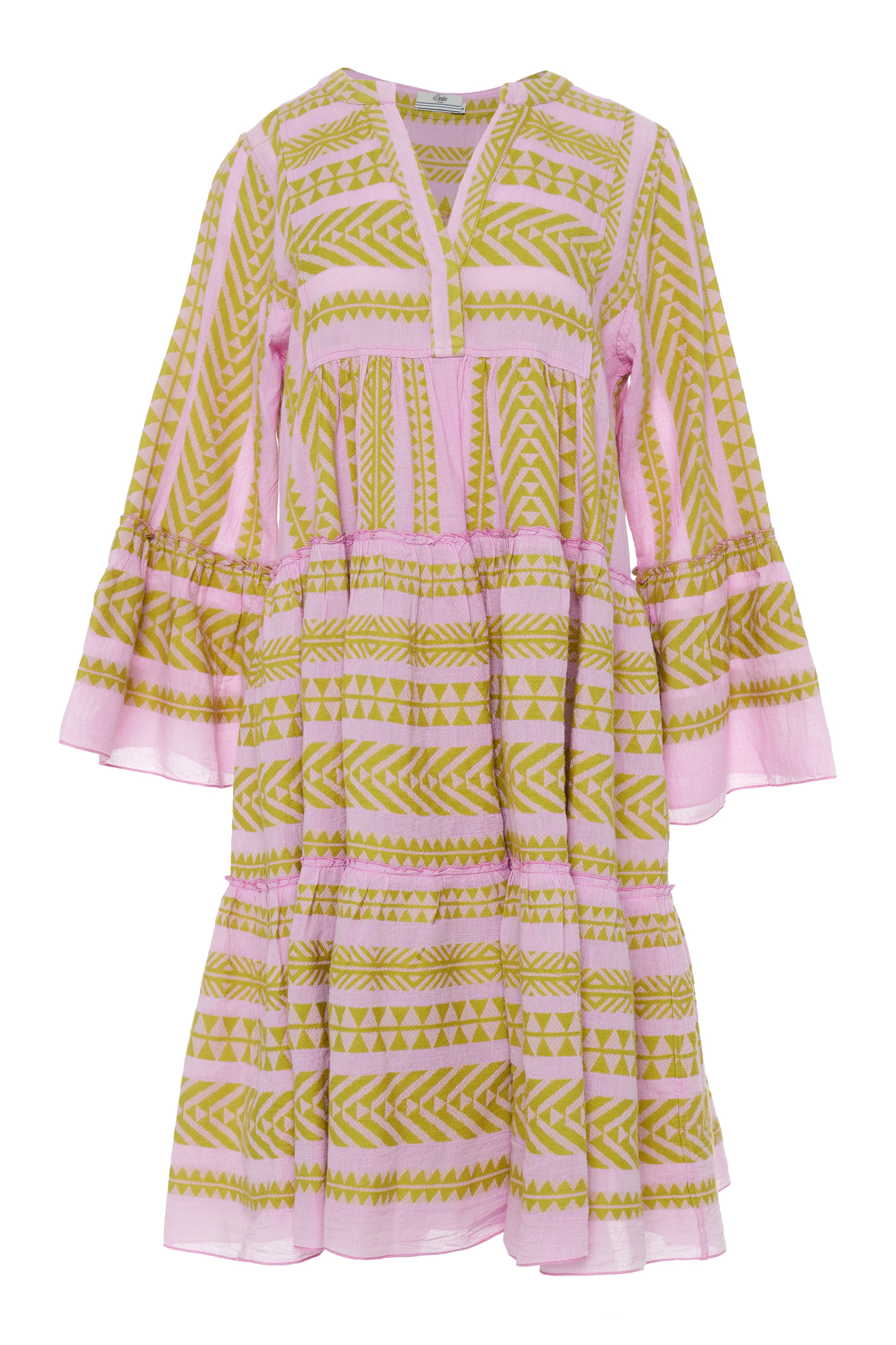 Devotion Twins Ella Dress - Lime/Pink | Garmentory