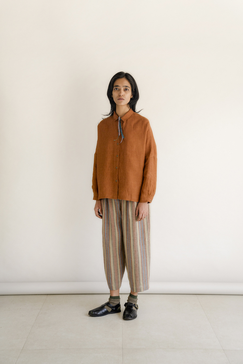 Runaway Bicycle Jimmy Shirt - Rust | Garmentory