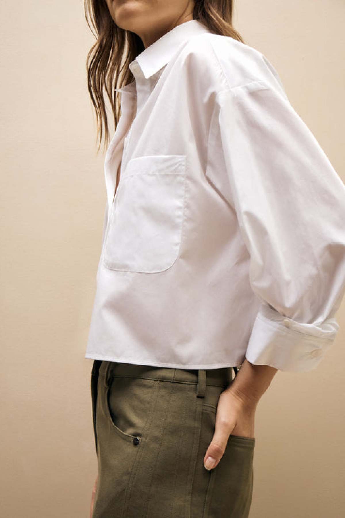 TWP Superfine Cotton Soon to be Ex Button Down Shirt - White | Garmentory