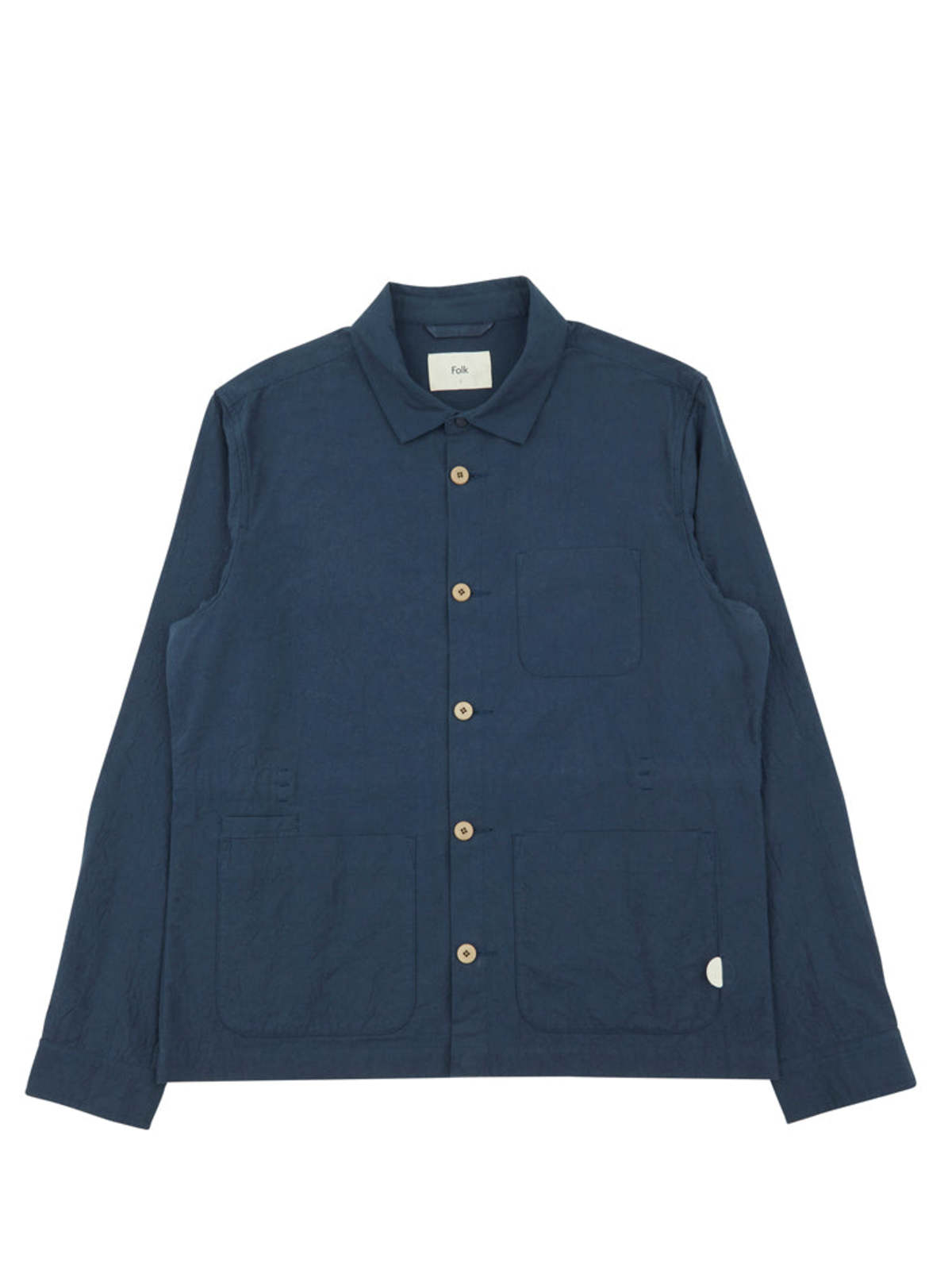 Folk Assembly Jacket - Ash Navy Crinkle | Garmentory