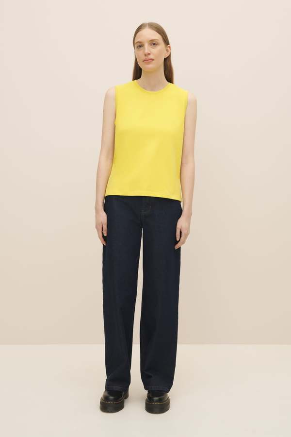 Kowtow Heavy Singlet Top - Daffodil | Garmentory