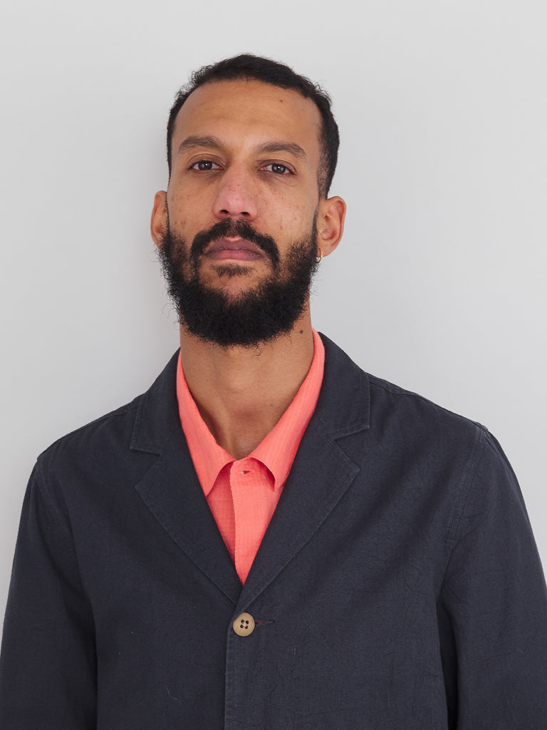 Folk Patch Jacket - Soft Black Canvas | Garmentory