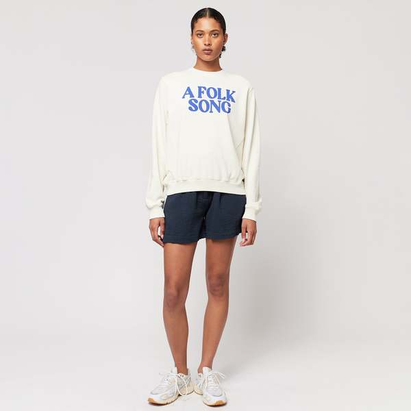 Bobo Choses Woman A Folk Song Sweatshirt - Cream | Garmentory