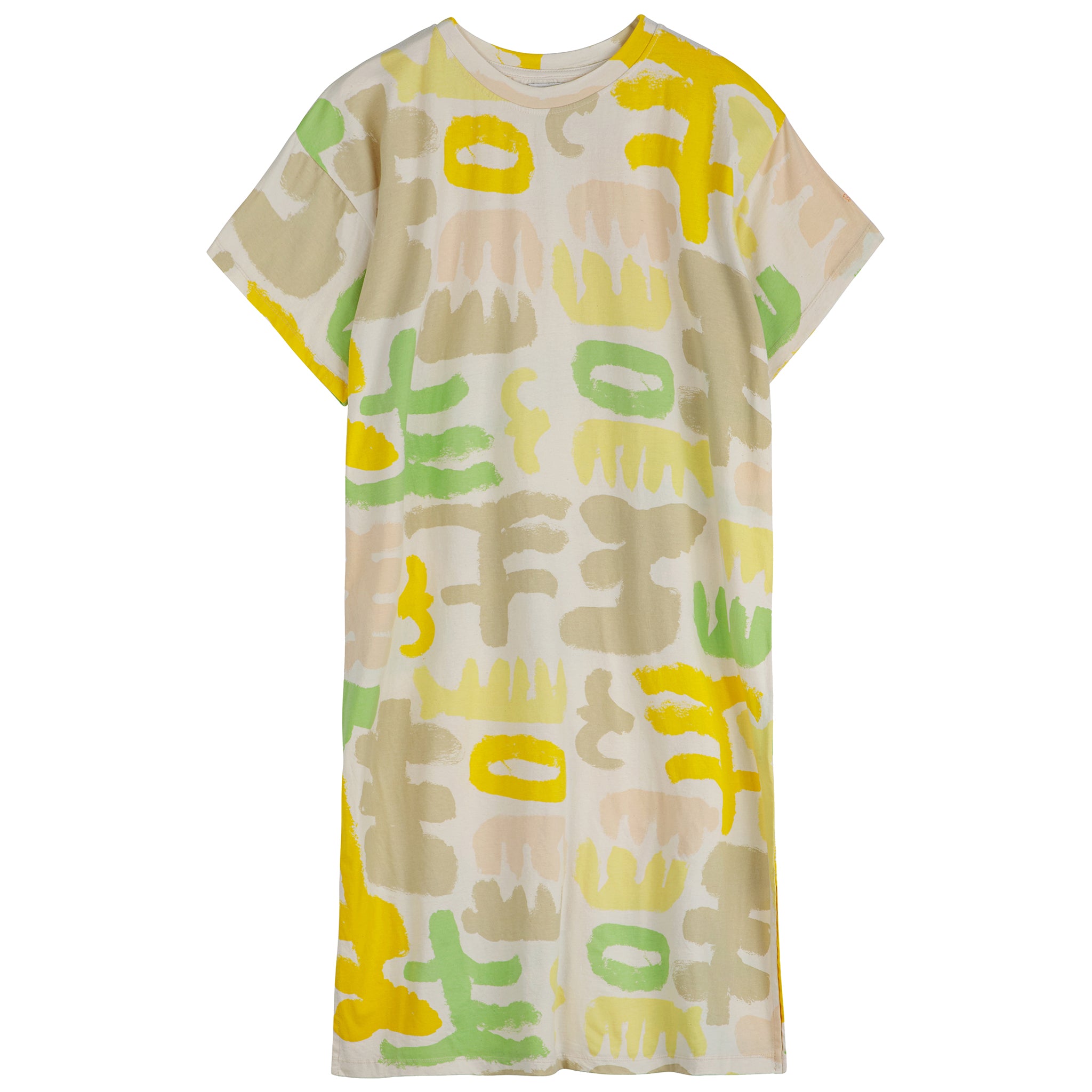 Bobo Choses Woman Long T shirt Dress - Multicolour Carnival Print ...