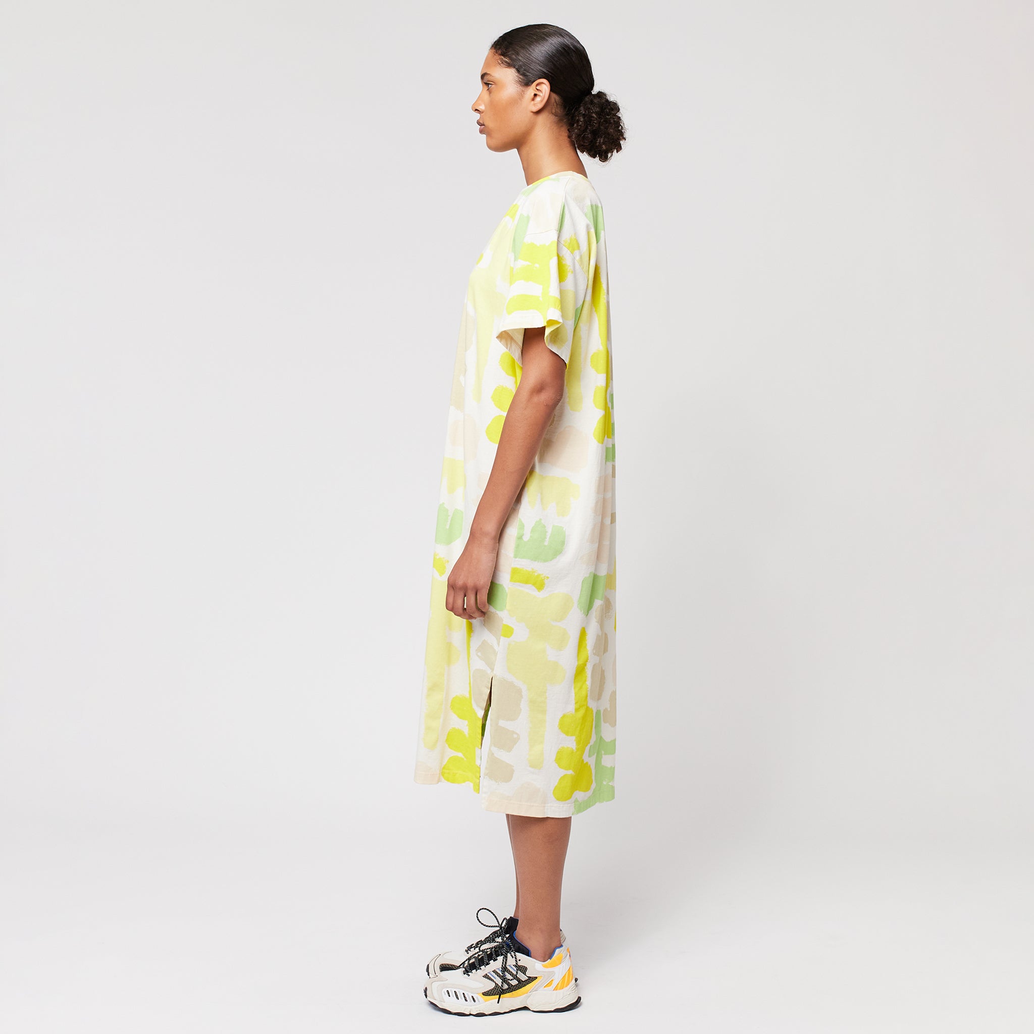 Bobo Choses Woman Long T shirt Dress - Multicolour Carnival Print ...