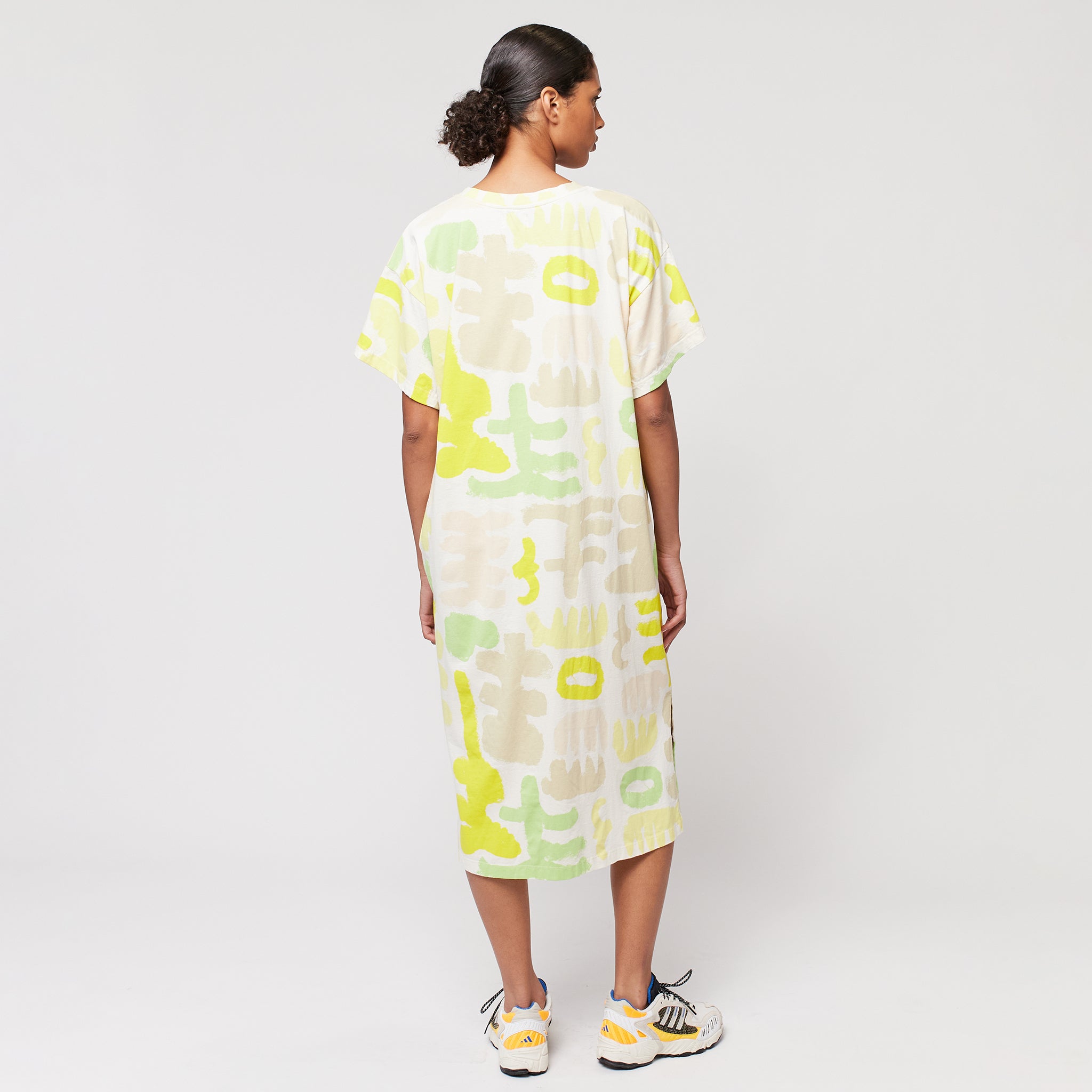 Bobo Choses Woman Long T shirt Dress - Multicolour Carnival Print ...