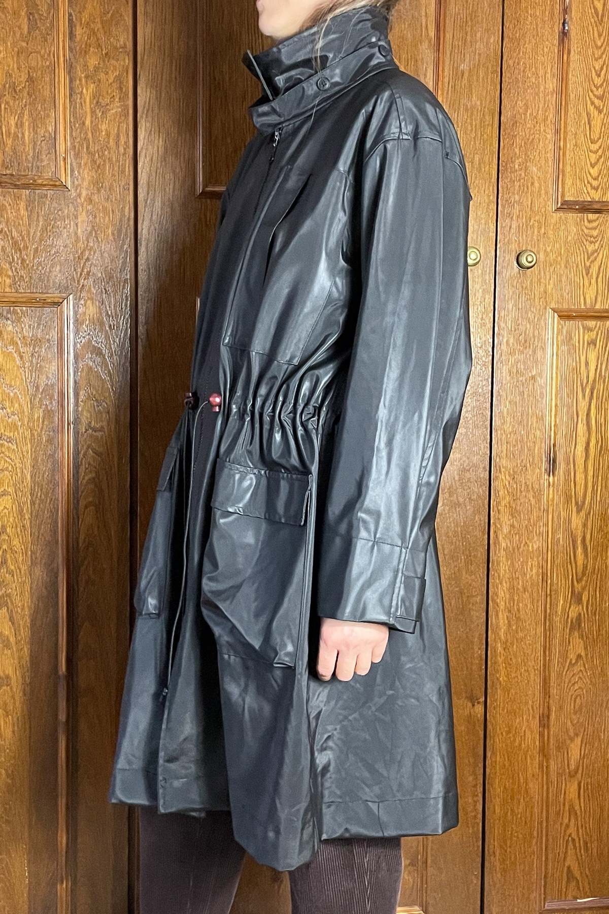 Y2K Rubber Mac | Garmentory