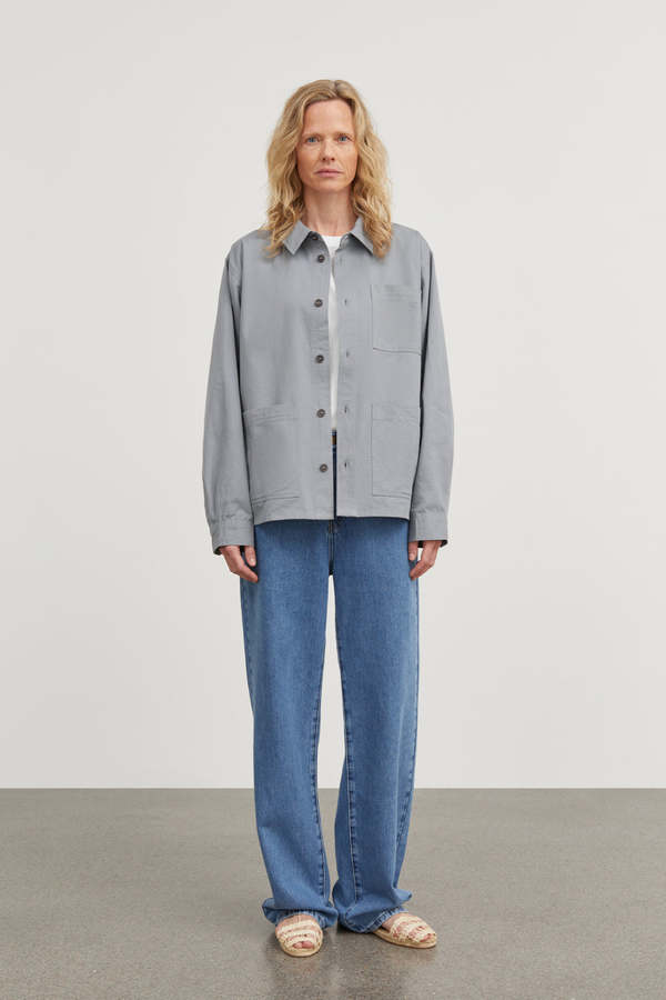 skall studio O Keefe Shirt - Vintage Blue | Garmentory