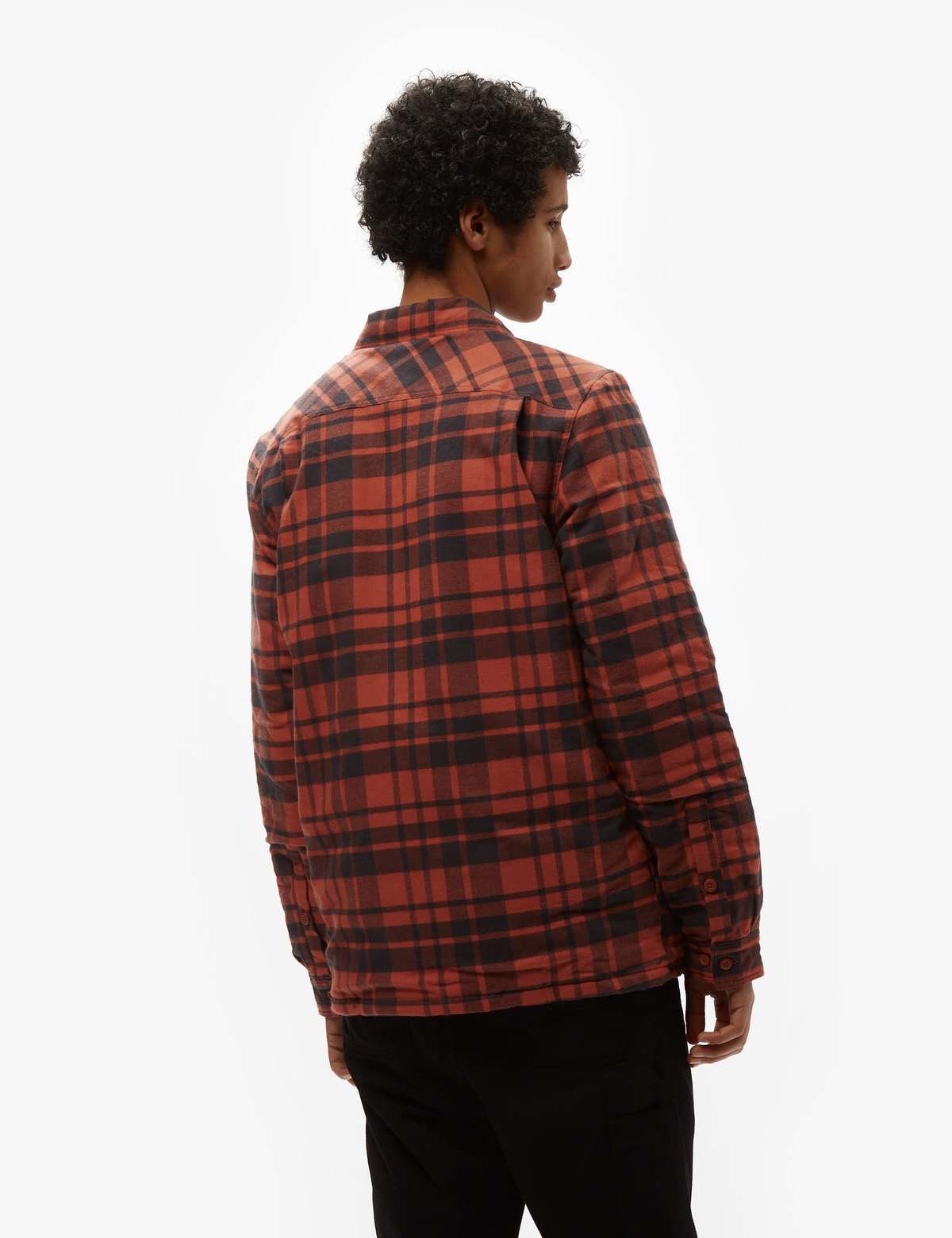 Patagonia Insulated Fjord Flannel Ice Caps Shirt - Burl Red | Garmentory