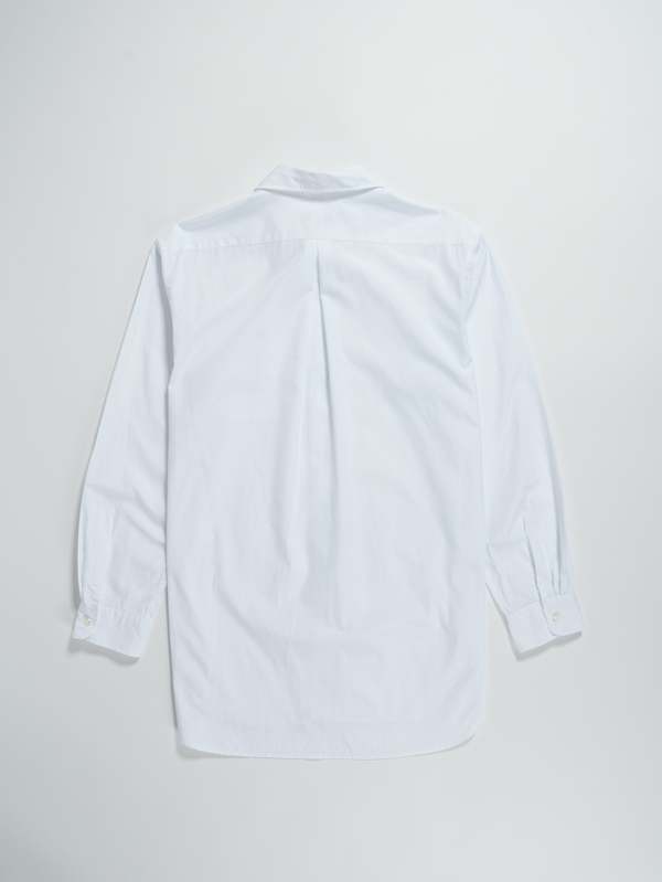 Engineered Garments Rounded Collar Shirt - White | Garmentory