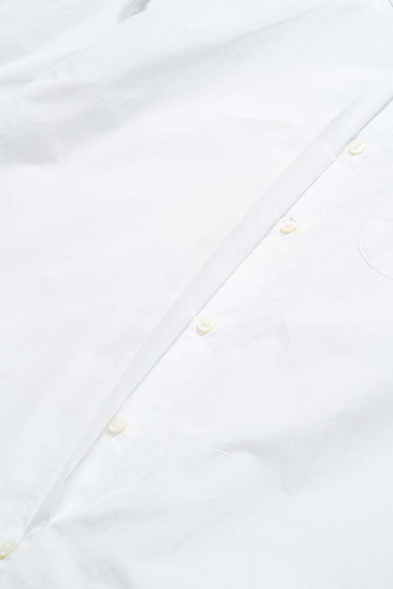 Engineered Garments Rounded Collar Shirt - White | Garmentory