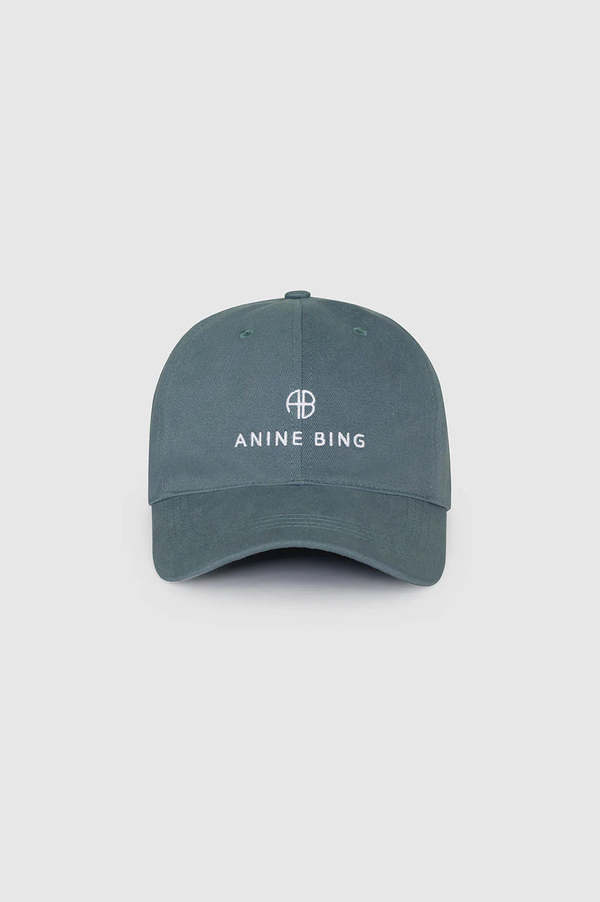 Anine Bing Jeremy Baseball Cap - Dark Sage | Garmentory