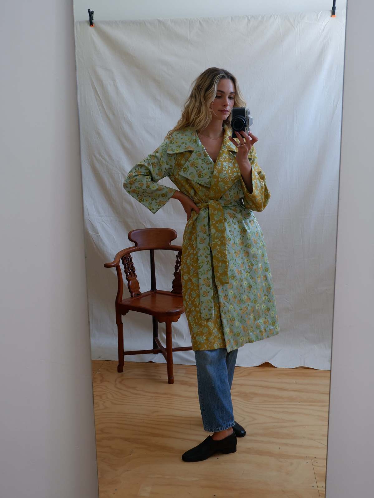 Sunshine Symbol Floral Trench - Prints | Garmentory