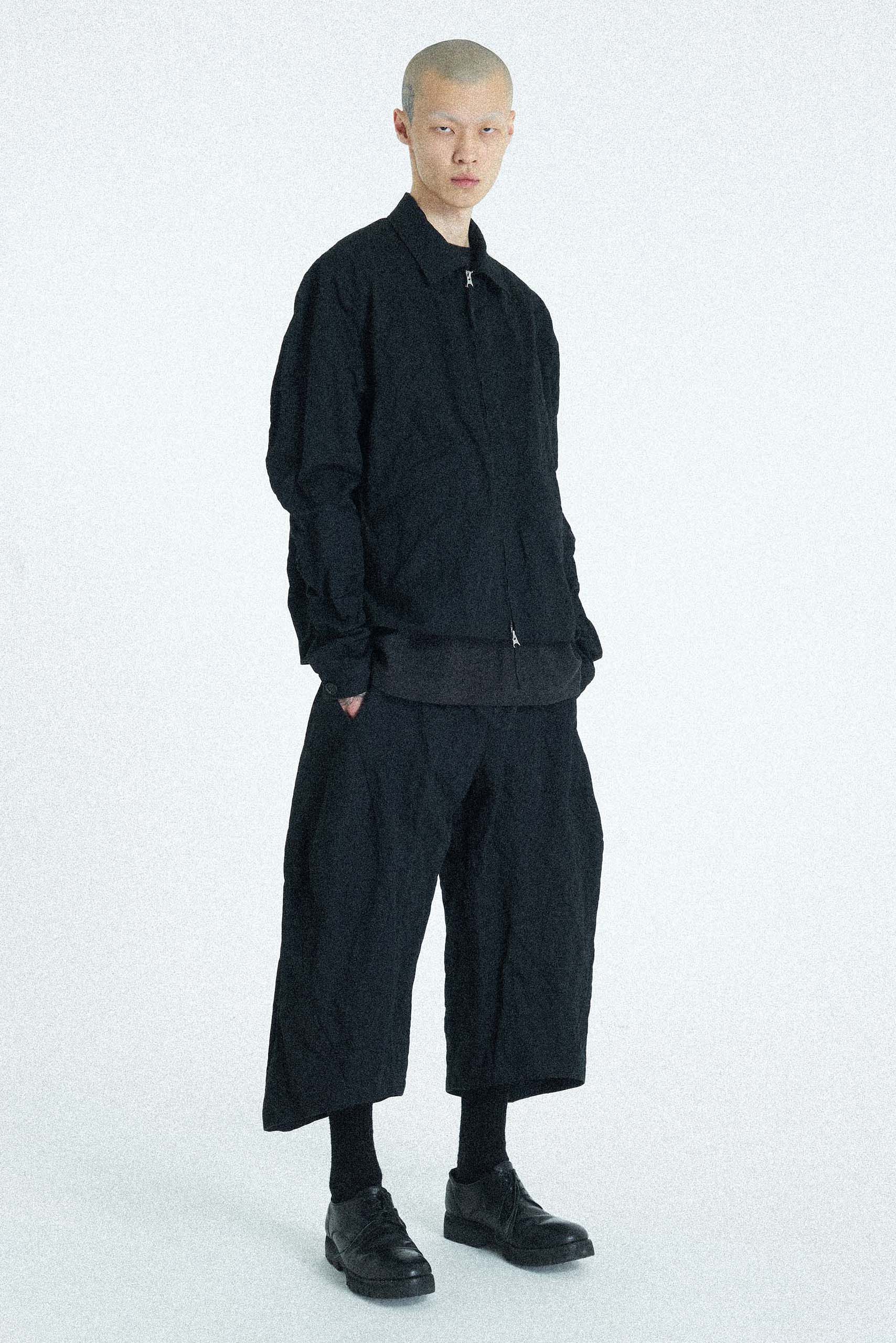 Attempt Creases Jacket - Black | Garmentory