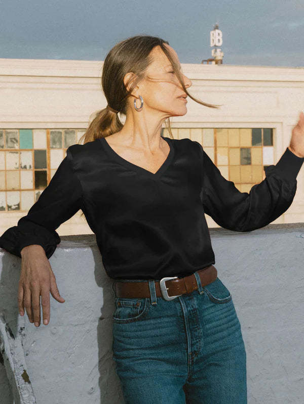 Nation LTD Arya V-Neck Top | Garmentory